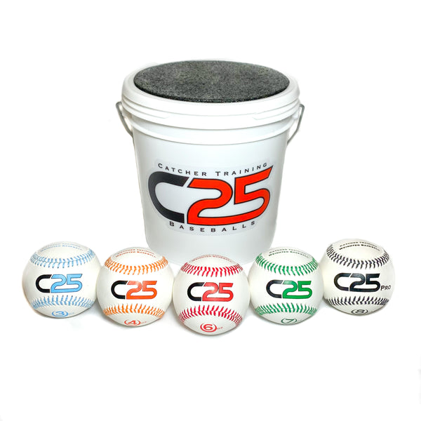 C25 Weighted Baseball Sample Bucket – C25 Training Products